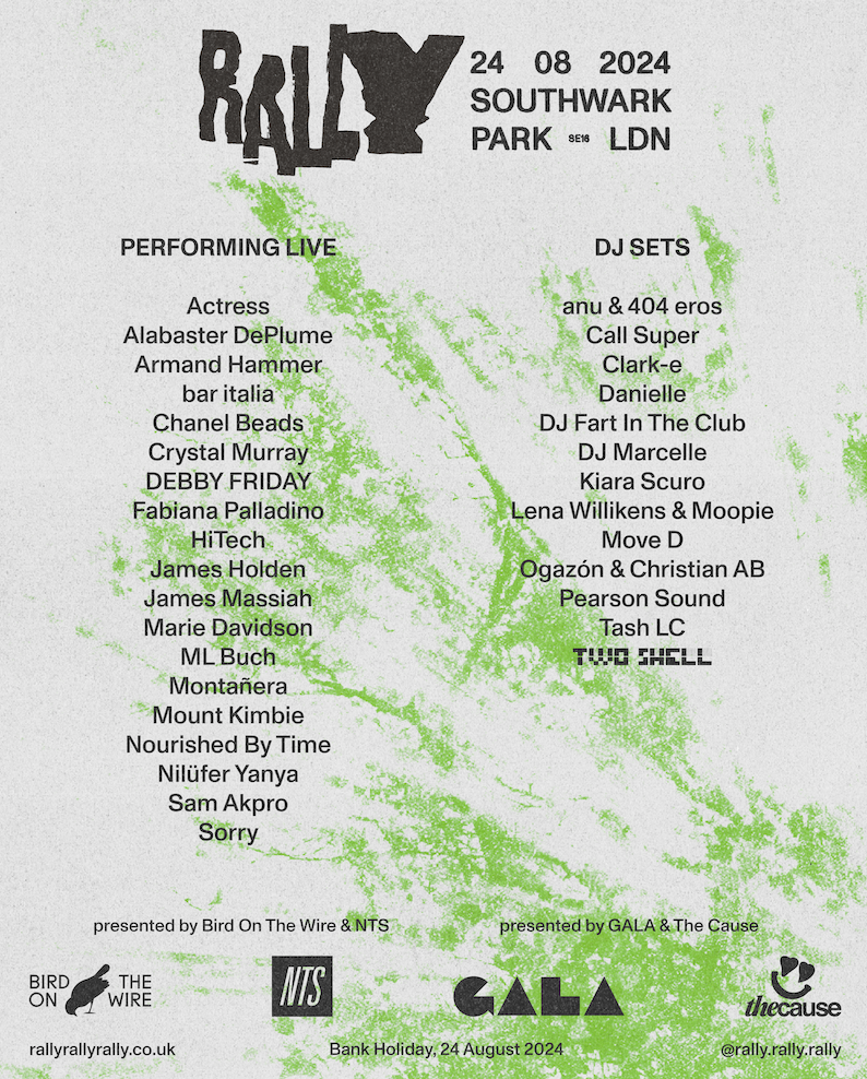 RALLY 2024 at Southwark Park, London