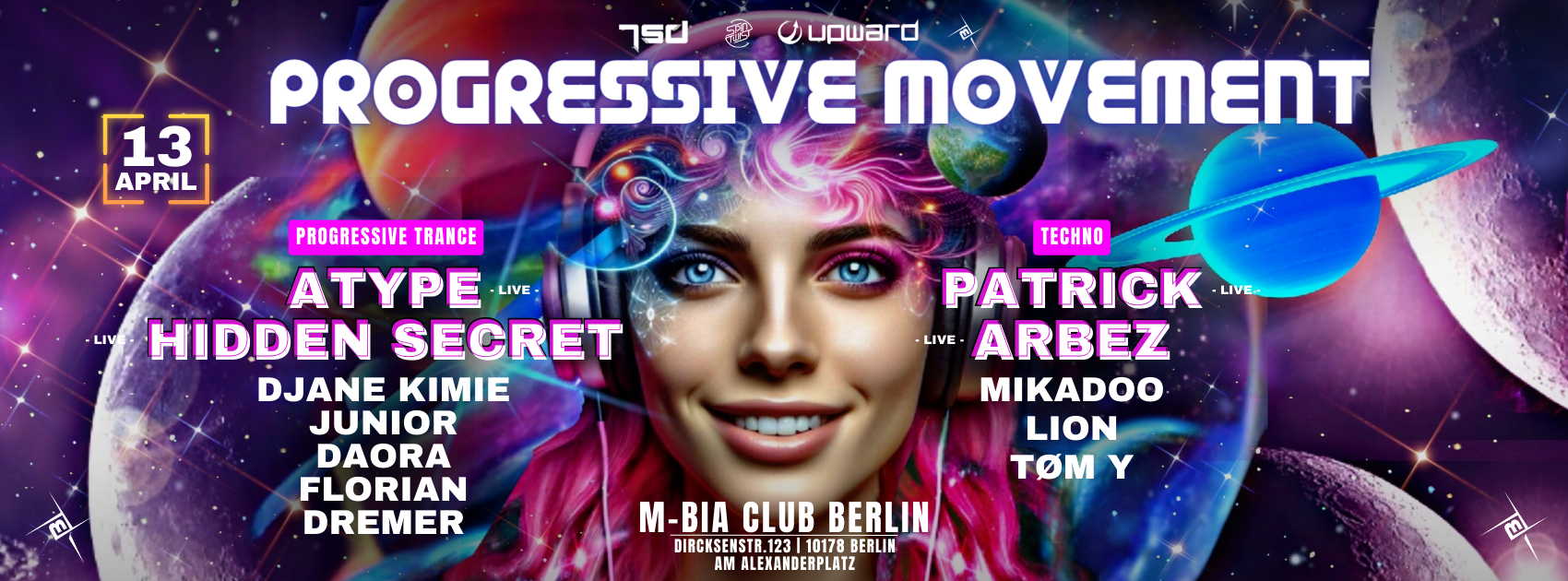 Progressive Movement with Atype, Hidden Secret, Patrick Arbez uvm at M ...