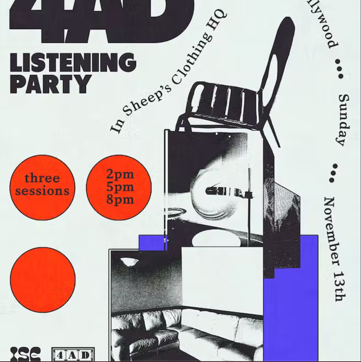 4AD Listening Party at In Sheep's Clothing Records, Los Angeles