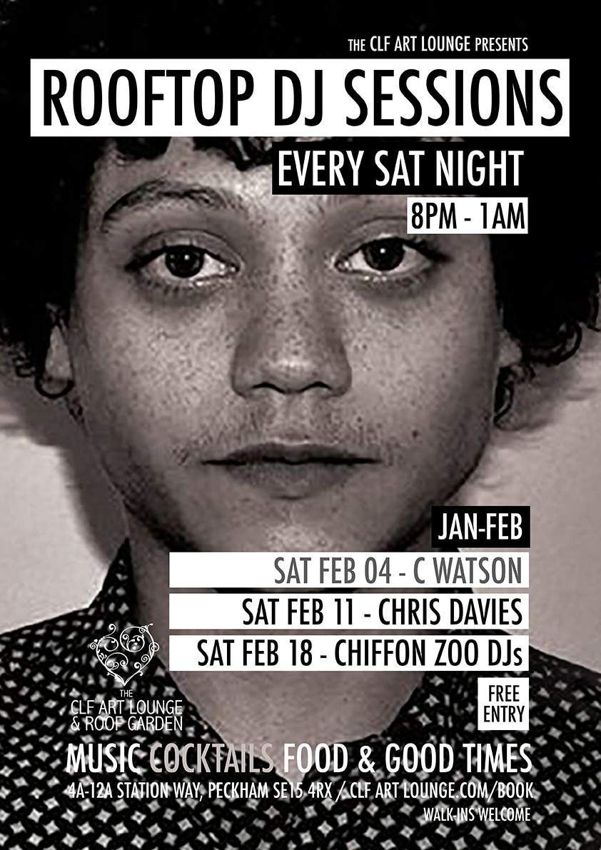 Saturday Night Rooftop DJ Session with DJ Rachael (Rye Wax) at CLF Art ...