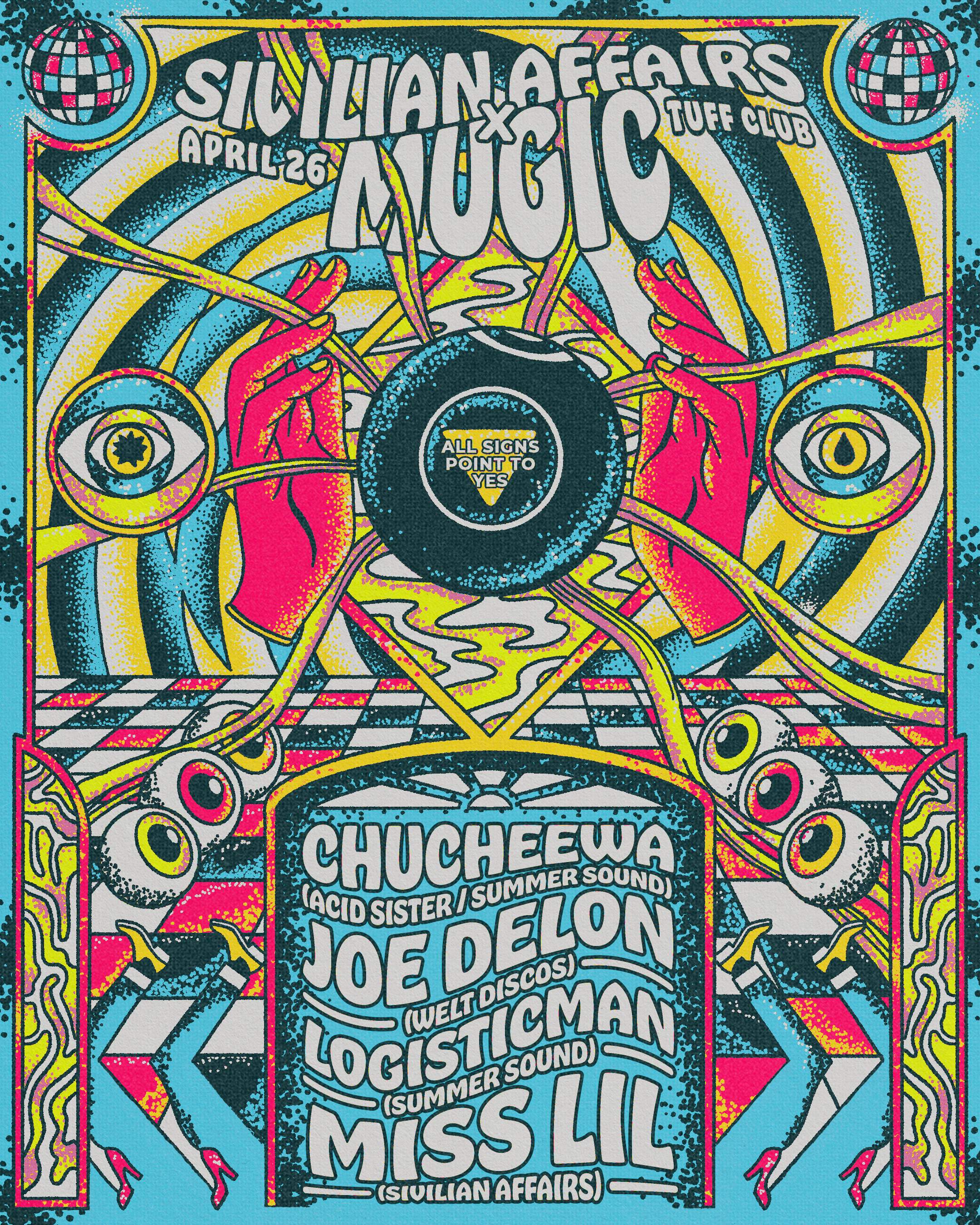 Sivilian Affairs x MUGIC presents at Tuff Club, Singapore