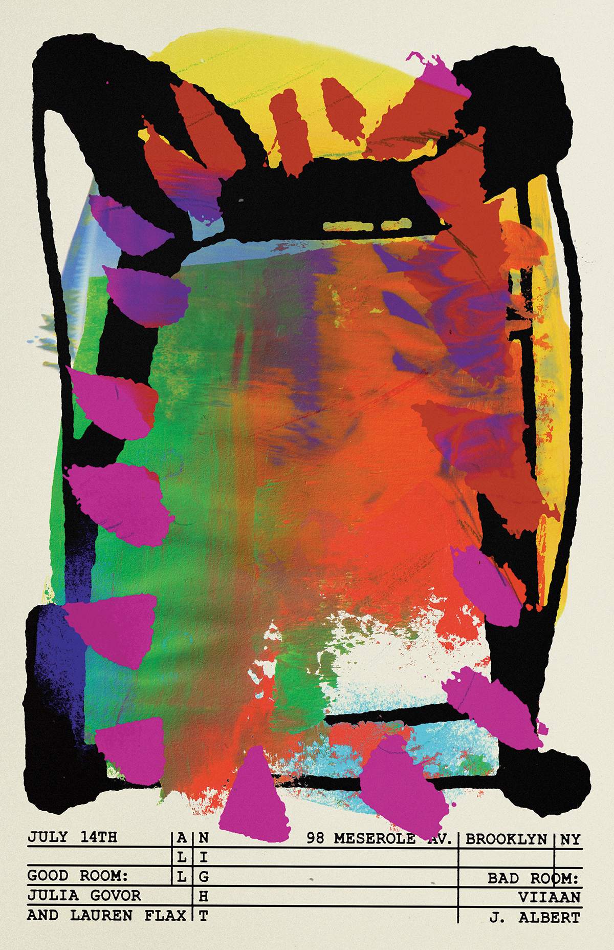 Julia Govor and Lauren Flax all night, Viiaan, J. Albert em Good Room, New York City