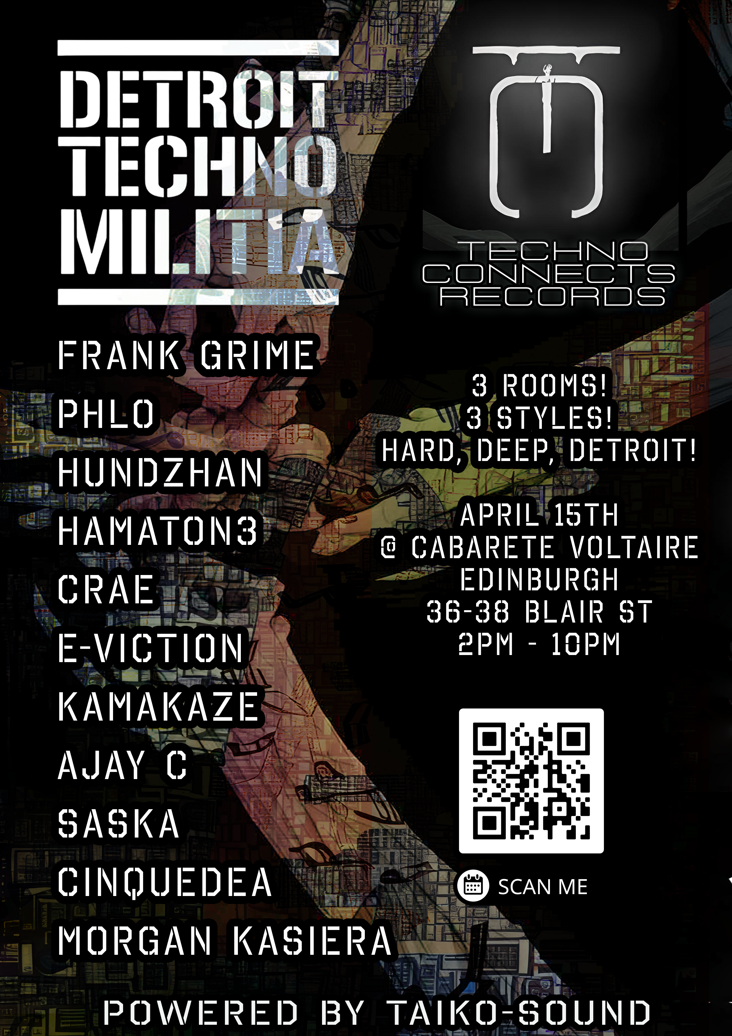 Techno Connects Records Launch Party With Detroit Techno Militia at ...