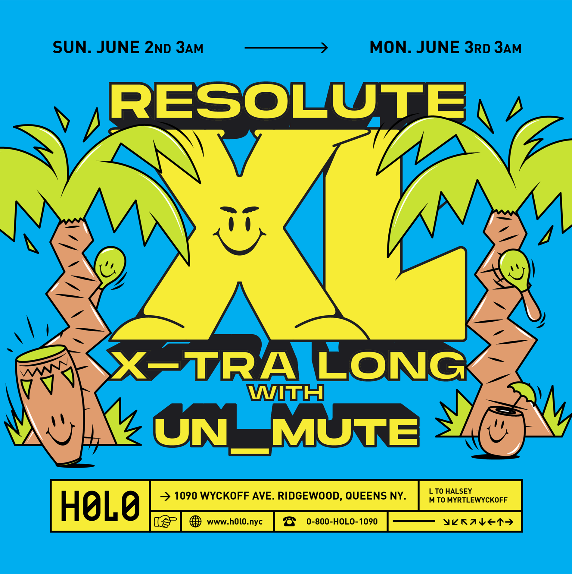 ReSolute XL with Un_Mute 24 hours at H0L0, New York City