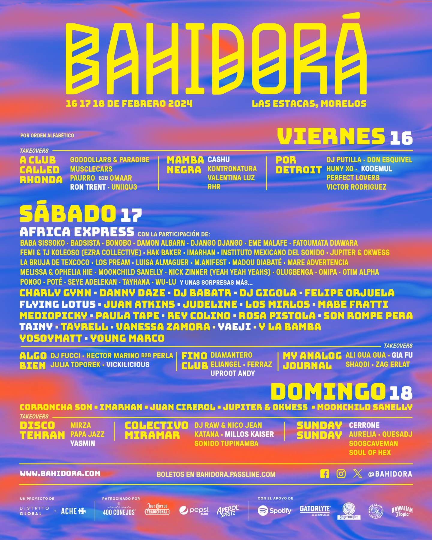Bahidorá 2024 at TBA - Las Estacas, Mexico City