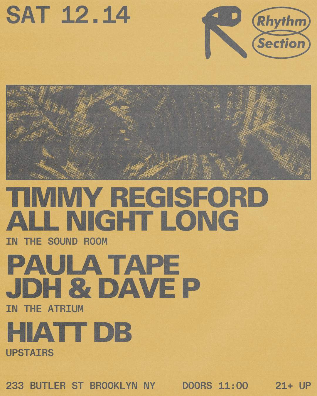 Timmy Regisford / Paula Tape + JDH & Dave P / Hiatt dB at public ...