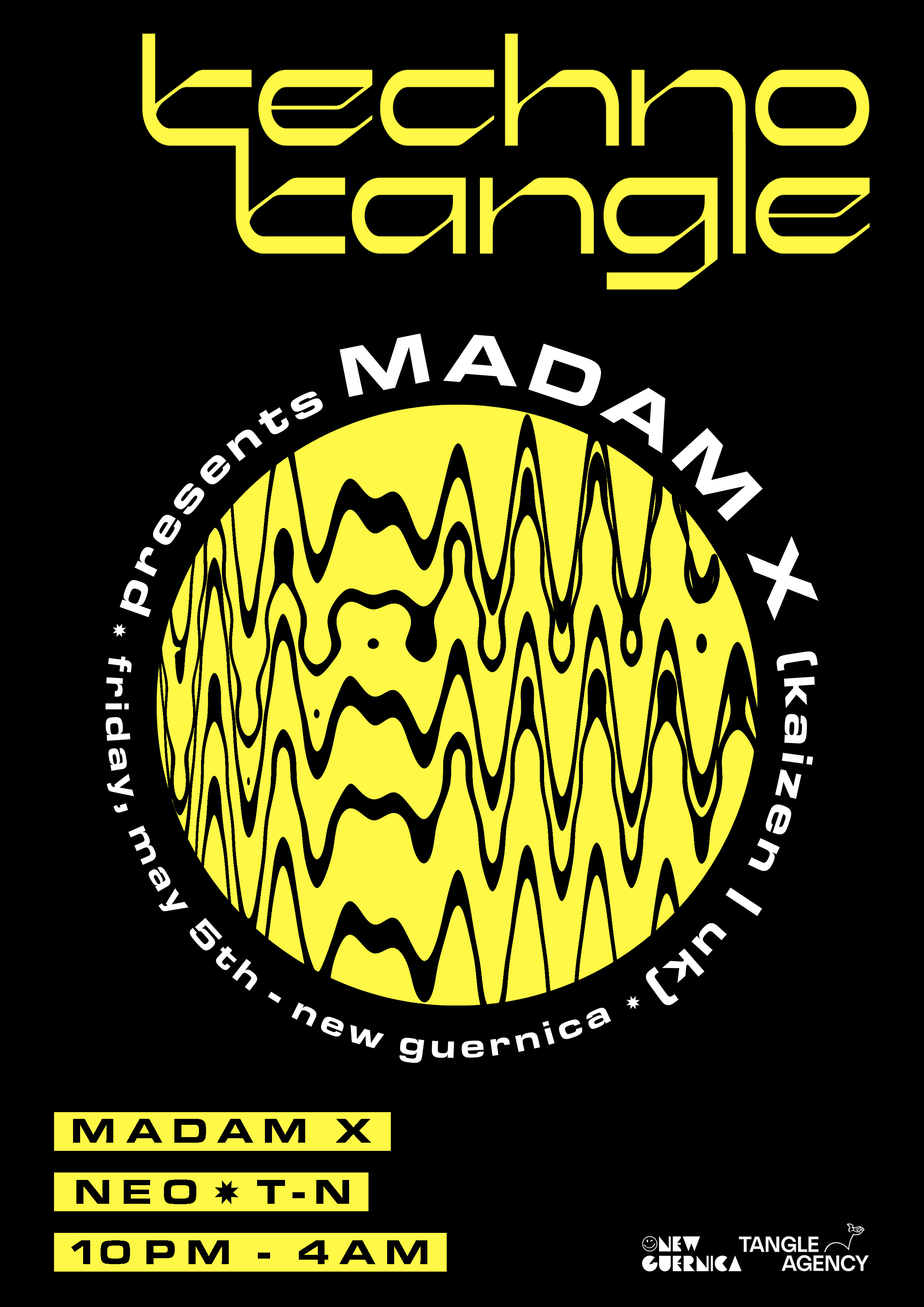 Techno Tangle: Madam X (Kaizen // UK) bei New Guernica, Melbourne