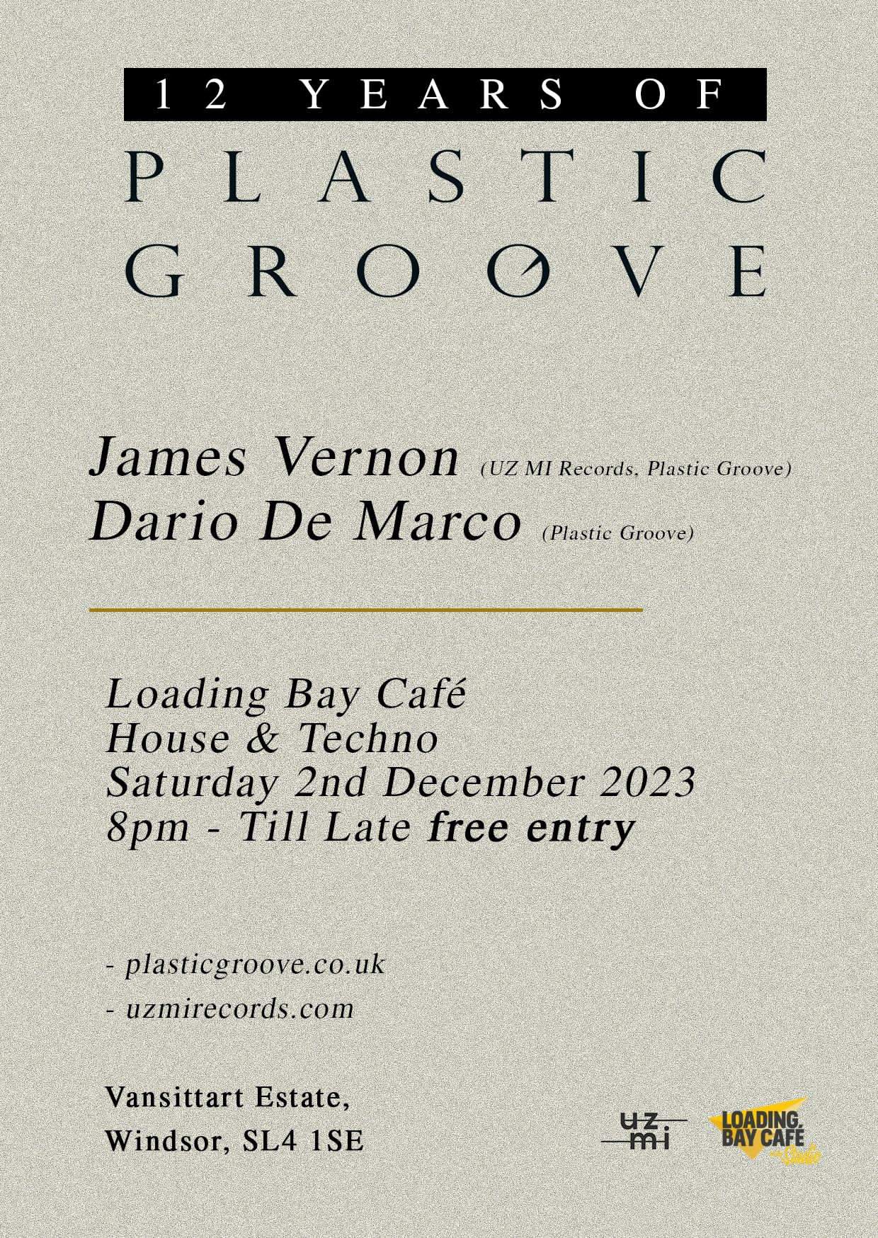 12 years of Plastic Groove at Loading Bay Cafe, London