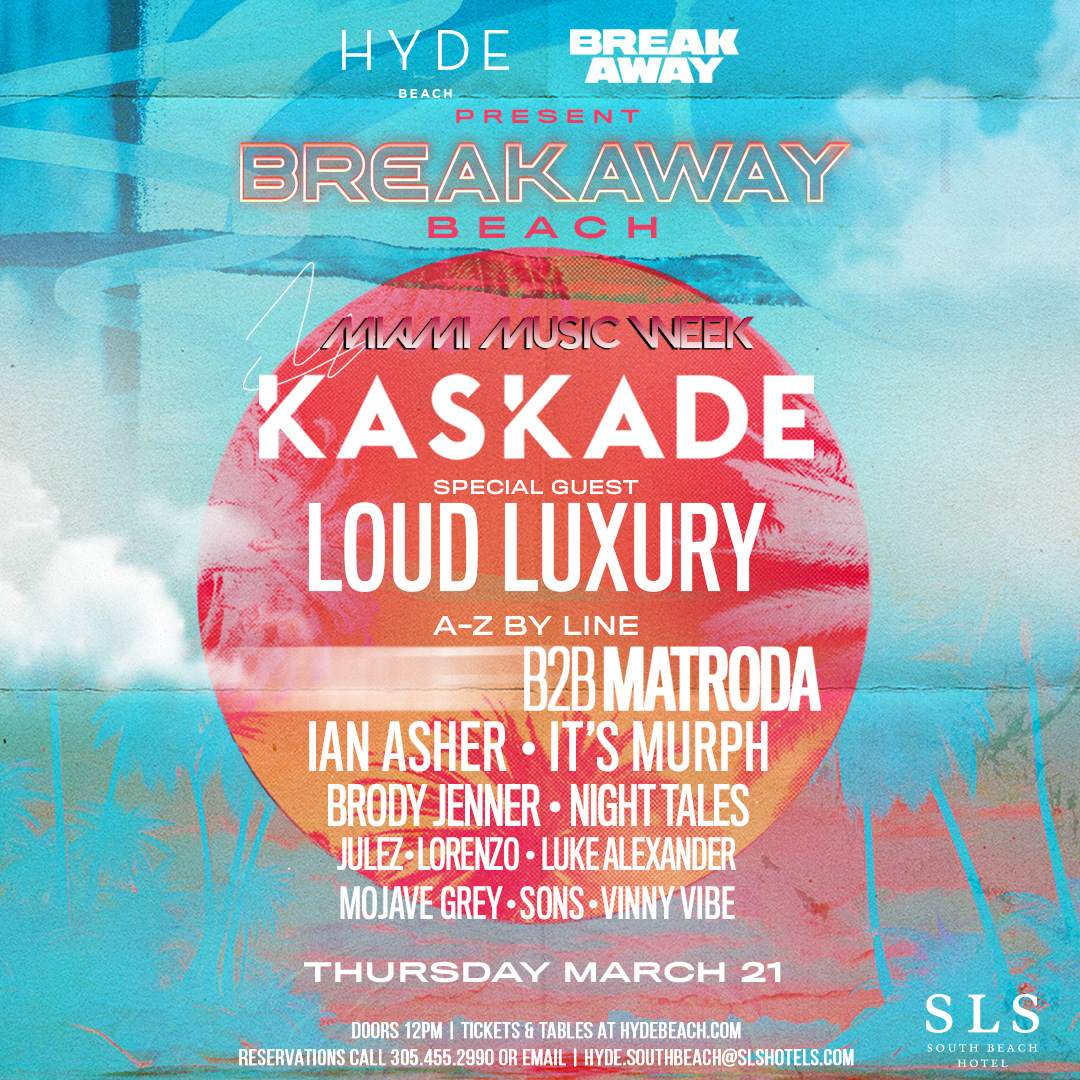 Breakaway Beach at SLS South Beach, Miami