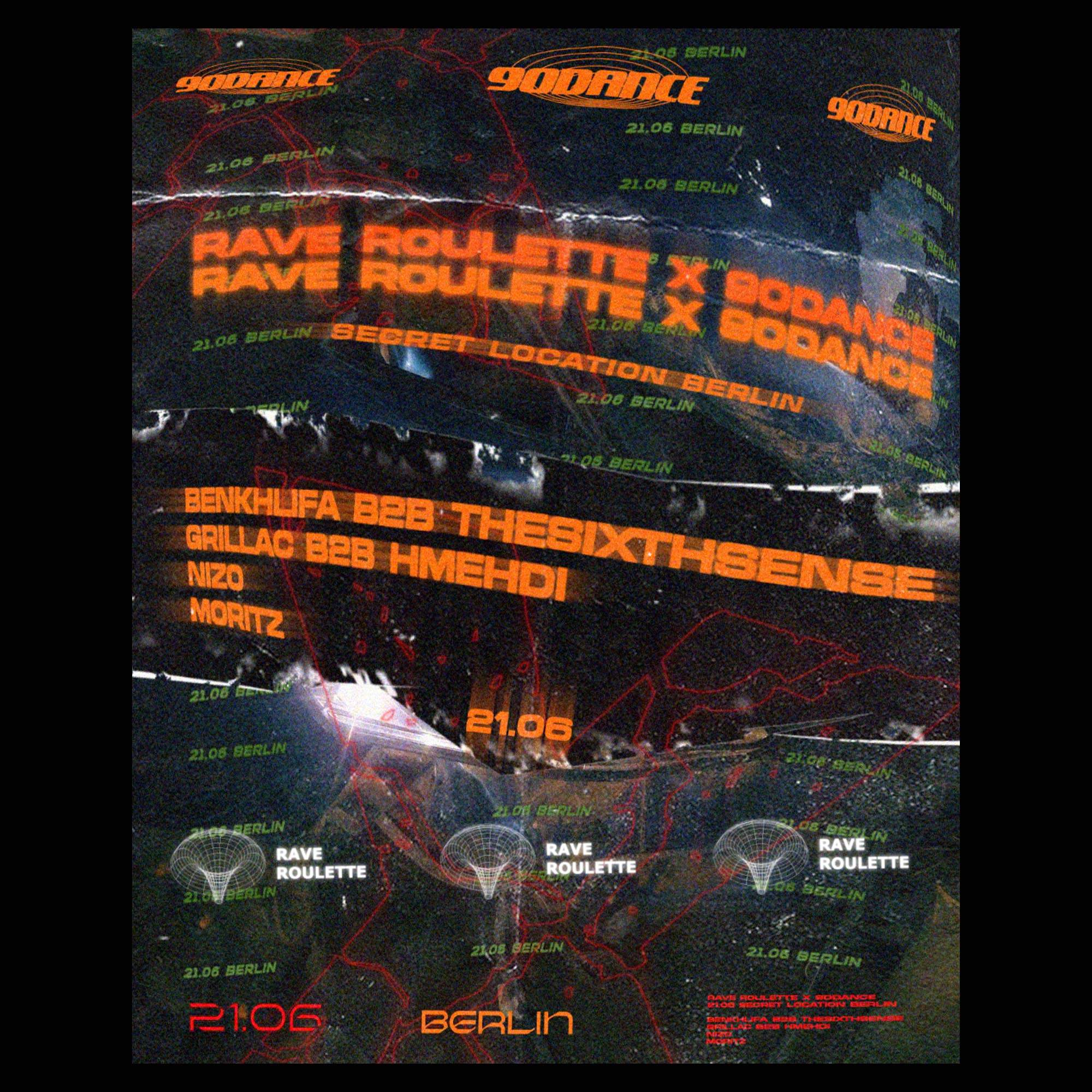 90Dance X Rave Roulette at TBA, Berlin
