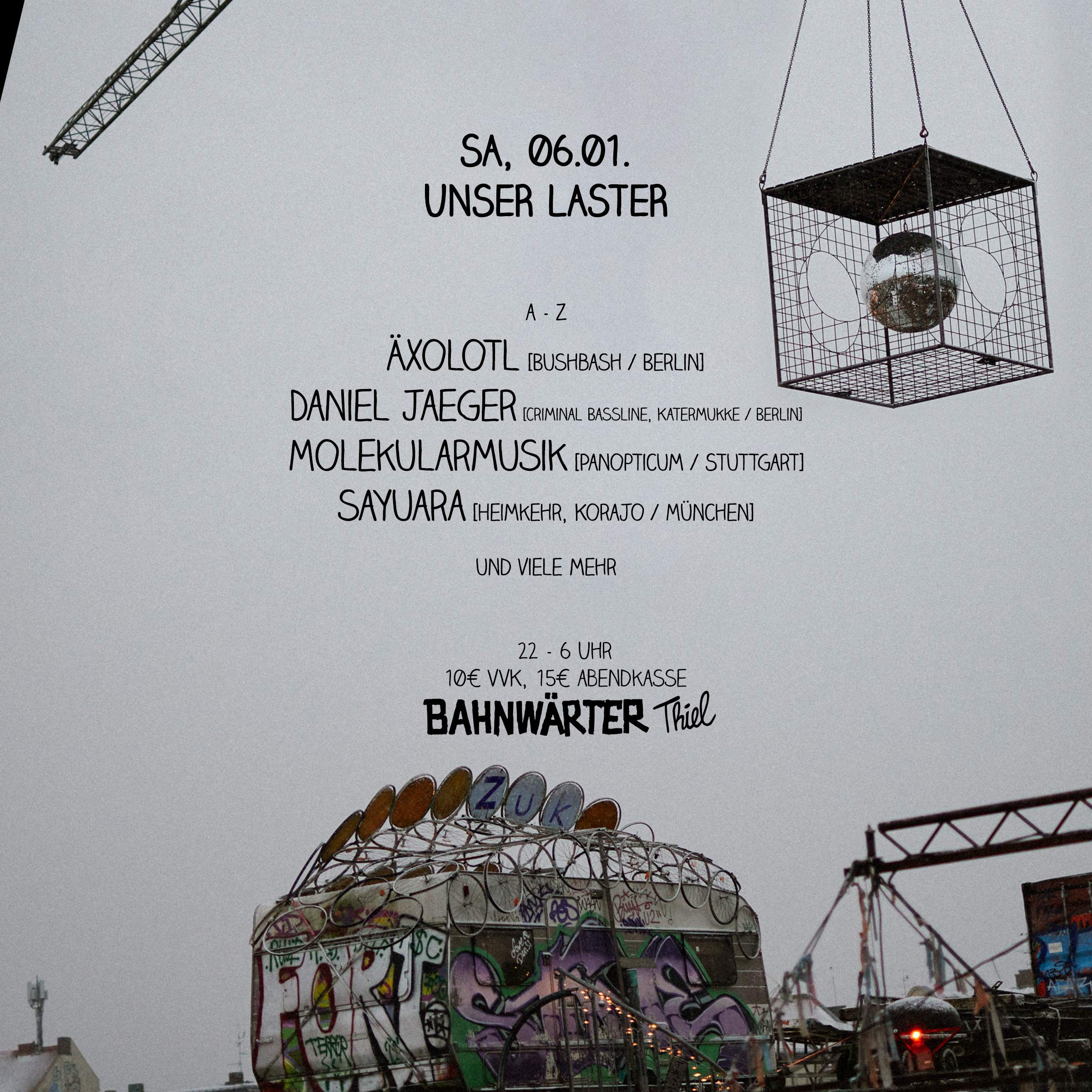 Unser Laster mit Daniel Jaeger at Bahnwärter Thiel, Munich