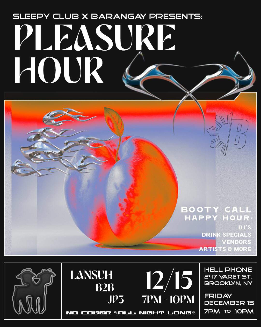 Sleepy Club presents: BOOTY CALL at Hell Phone, New York City