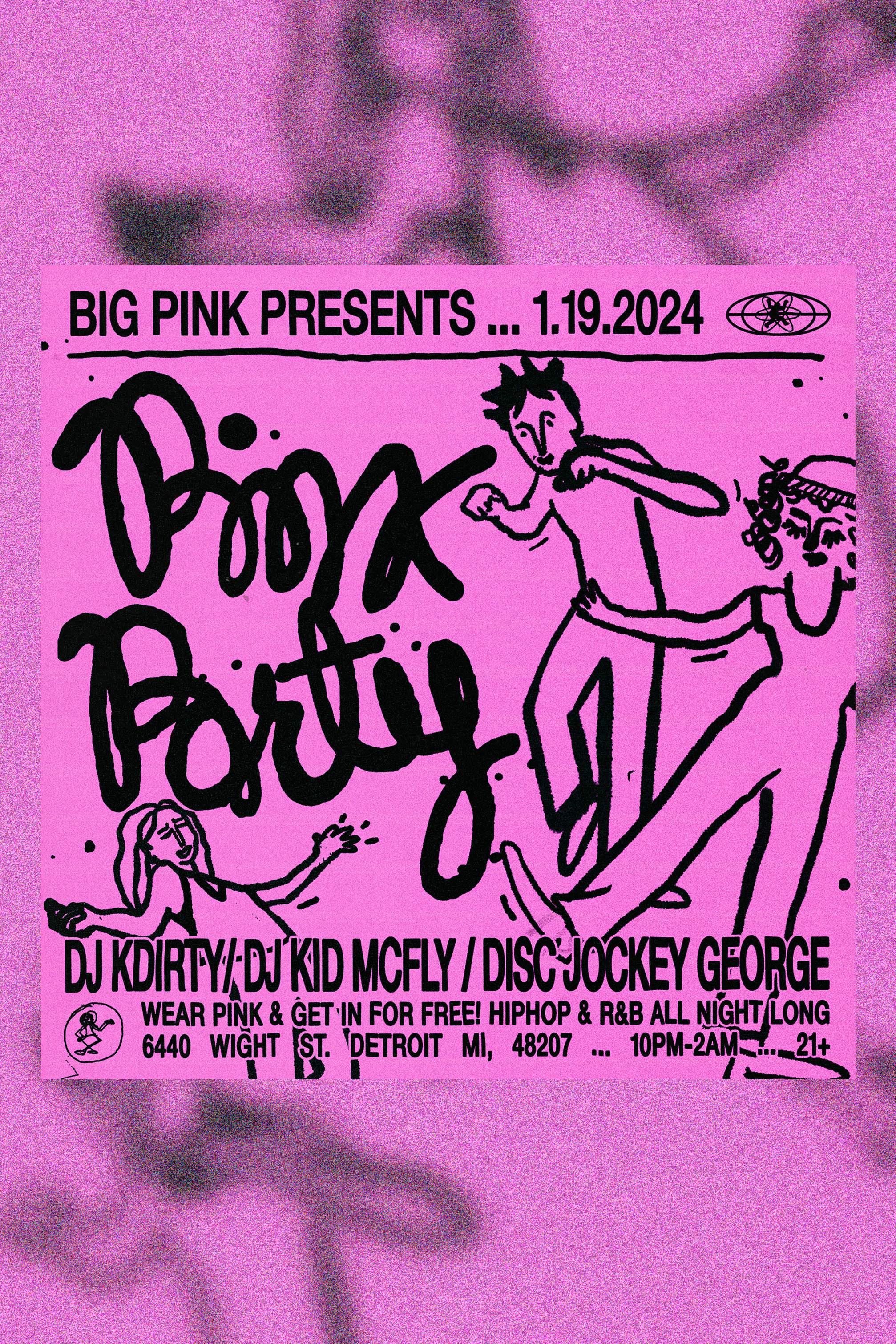 PINK PARTY: DISC JOCKEY GEORGE, DJ KID MCFLY & DJ KDIRTY bei Big Pink ...