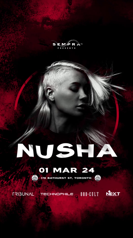 NUSHA at Sound Machine, Toronto
