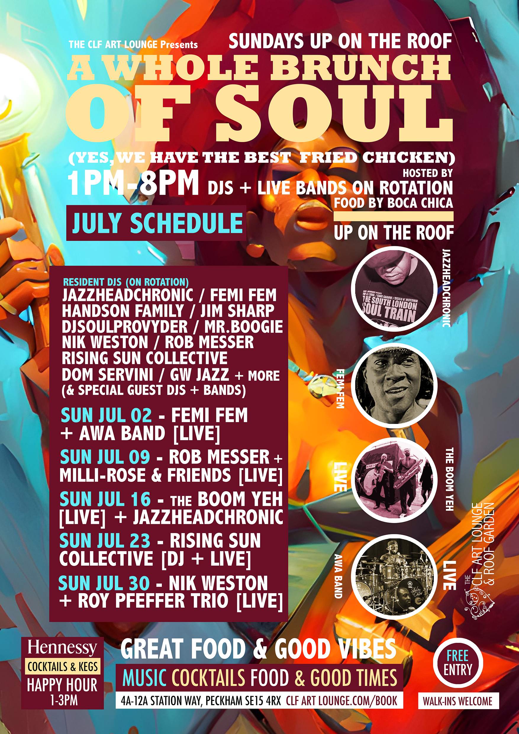 A Whole Brunch Of Soul with AWA Band (Live), Femi Fem & Pete Mello at ...