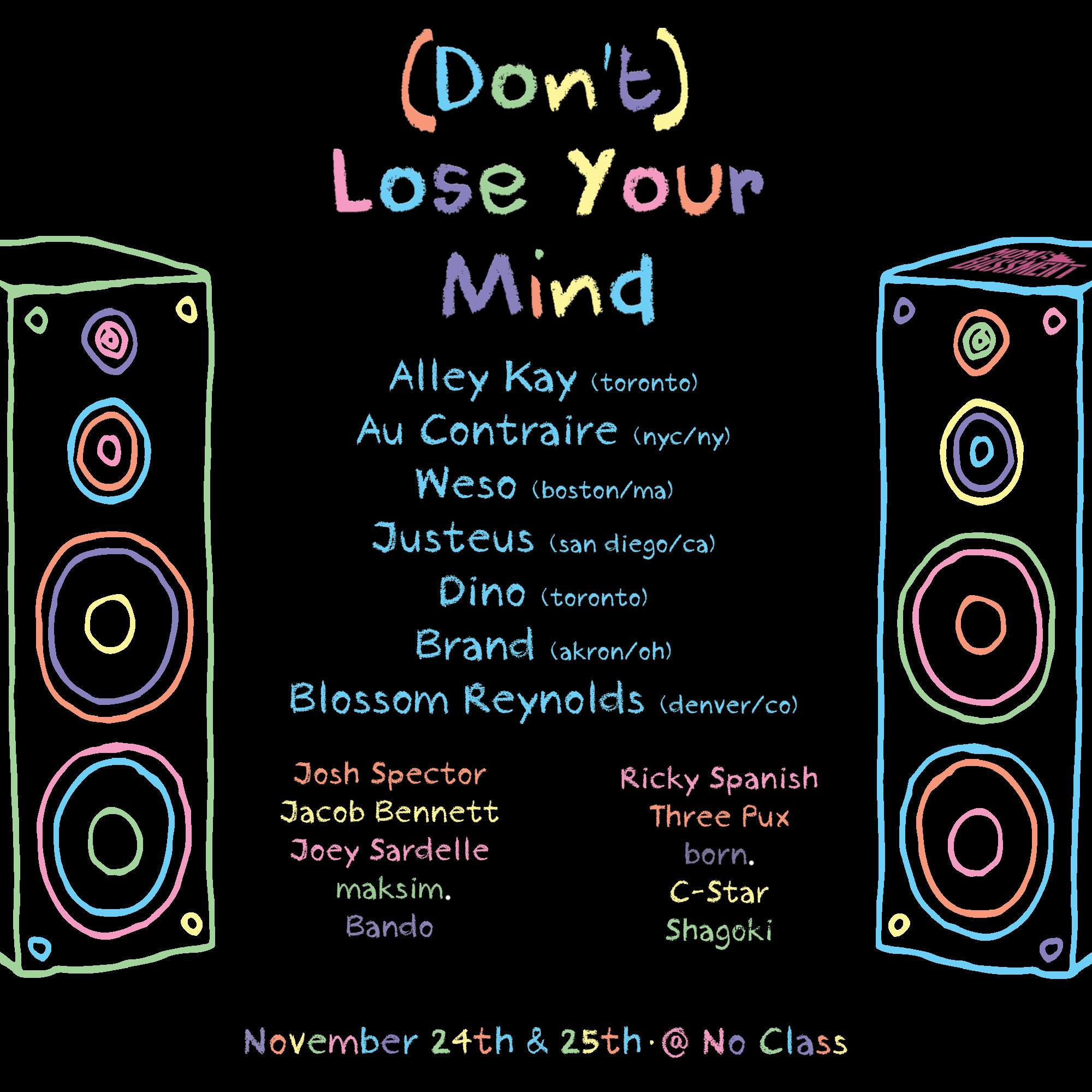 (Don't) Lose Your Mind at No Class, Cleveland