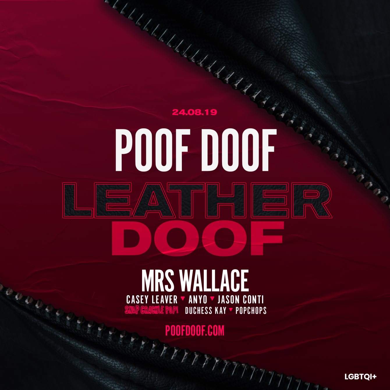 Poof Doof: Leather Doof at Chasers Nightclub, Melbourne