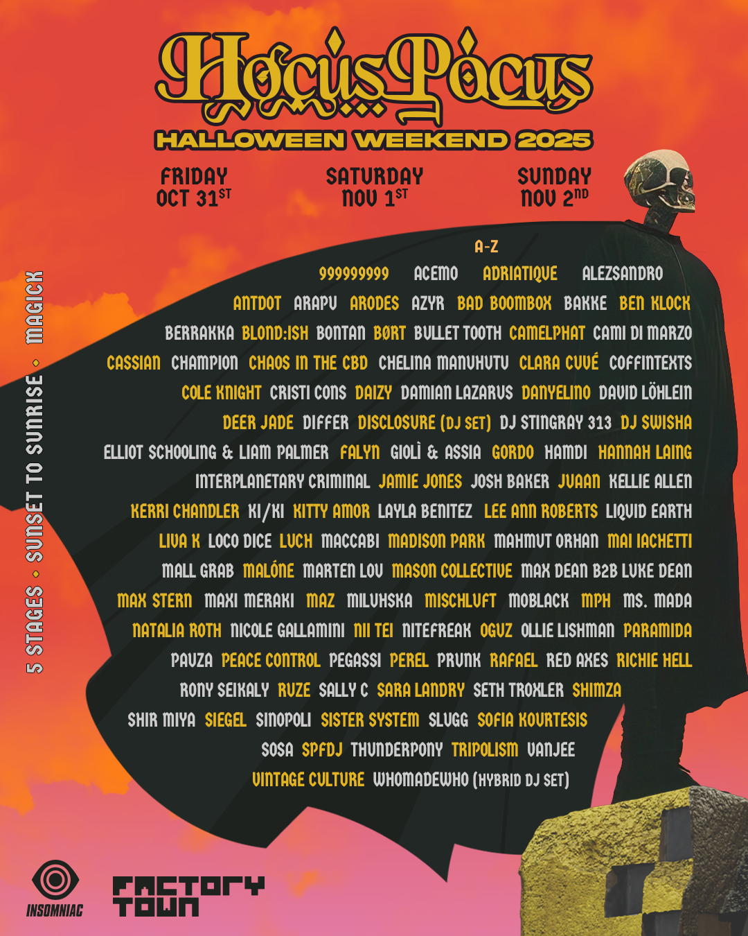 Hocus Pocus 2025 at Factory Town, Miami