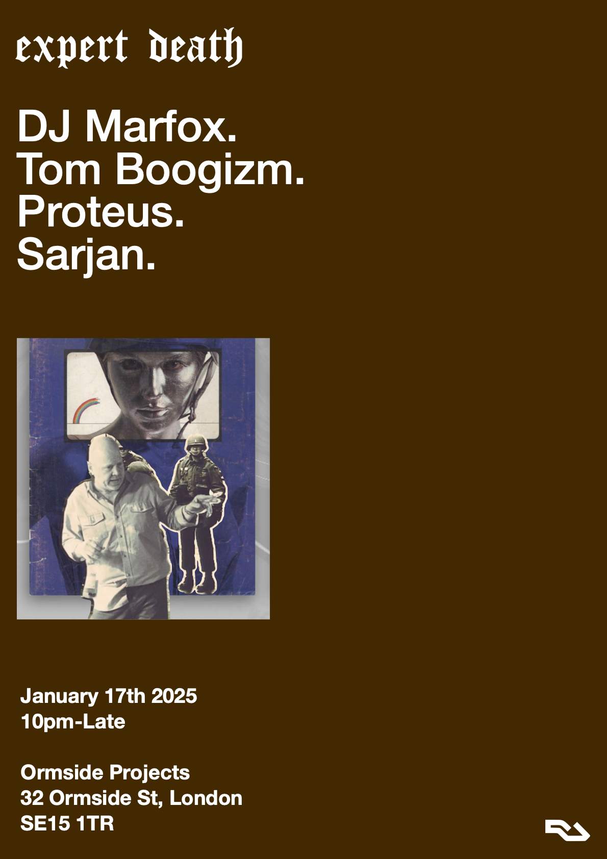 Expert Death 010: DJ Marfox, Tom Boogizm, Proteus + Sarjan at Ormside ...
