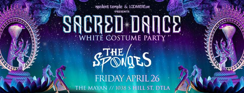 Opulent Temple in LA: Sacred Dance 'white costume party' at The Mayan ...