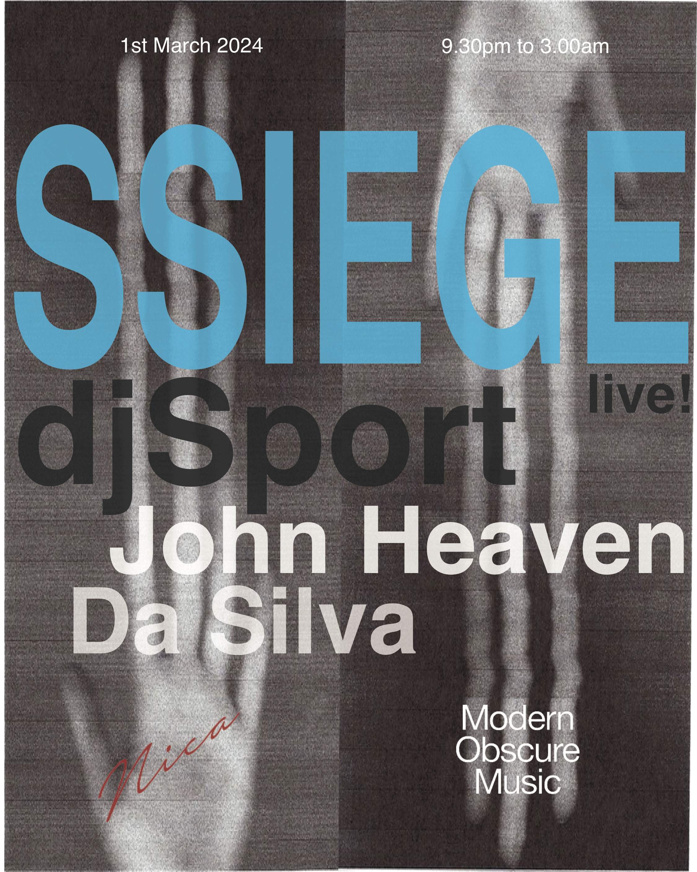TEN: SSIEGE + DJ Sport + John Heaven + Da Silva at Nica, Barcelona