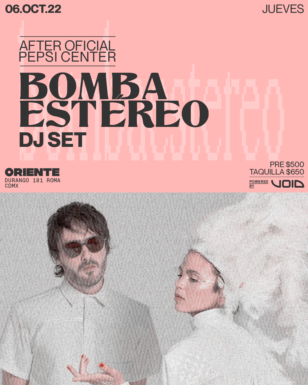 Bomba Estéreo (DJ SET) at Bar Oriente, Mexico City