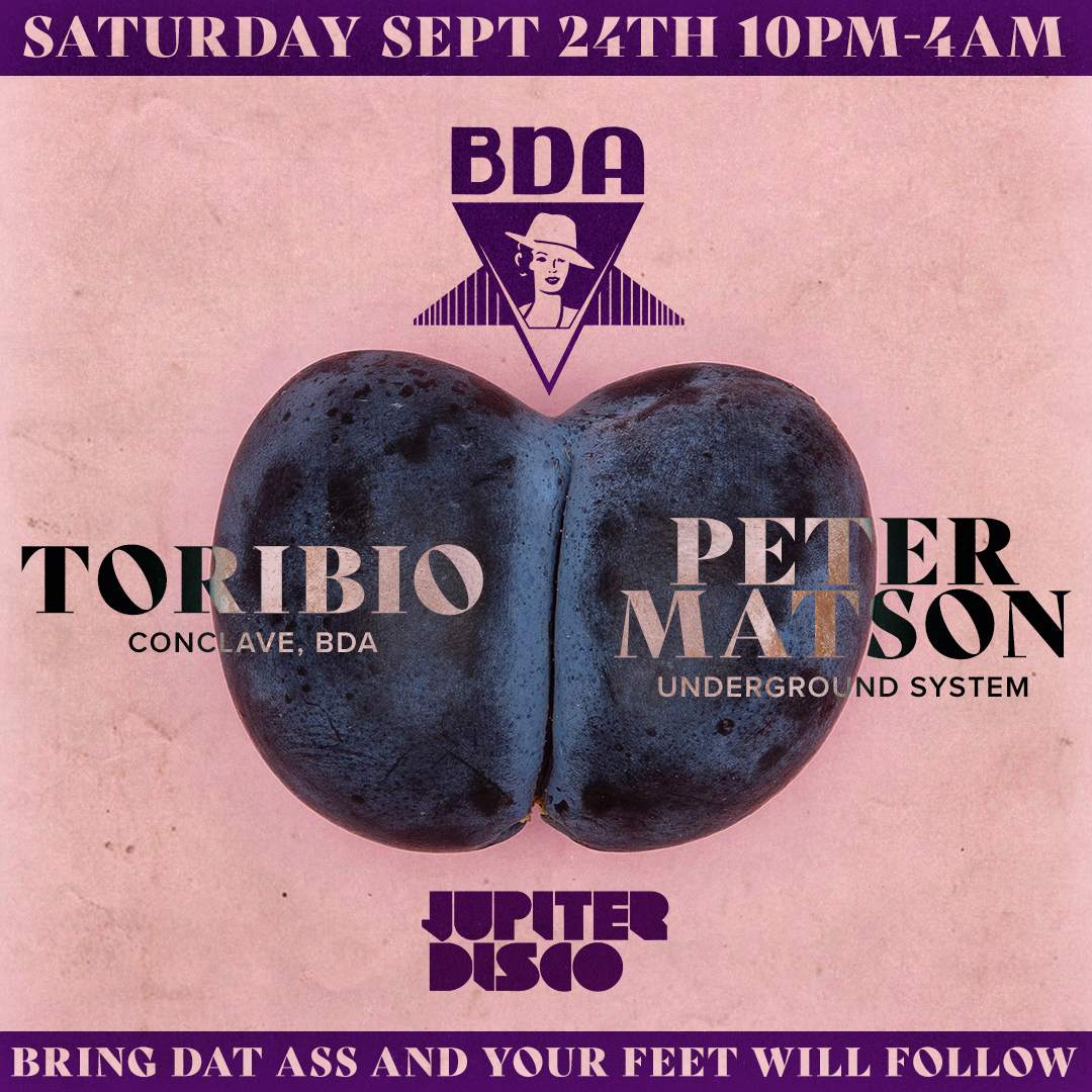 B.D.A. w Toribio & Peter Matson at Jupiter Disco, New York City