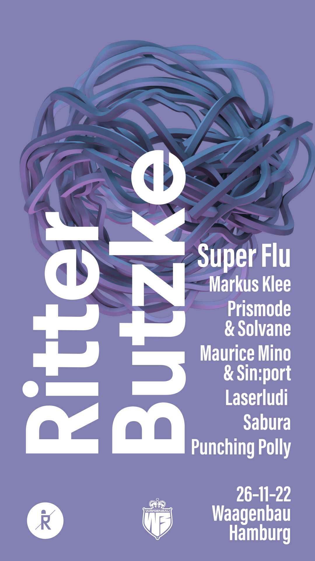 Ritter Butzke with Super Flu at Waagenbau, Hamburg