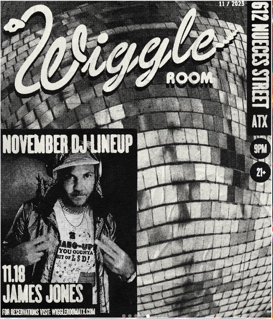 James Jones at Wiggle Room, Austin