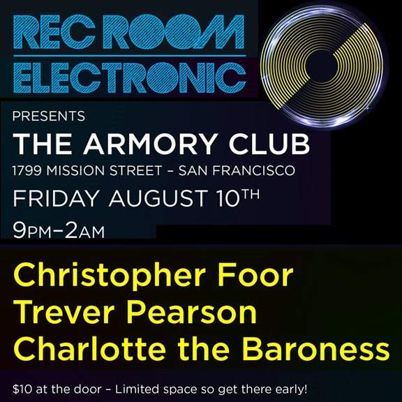 Rec Room Electronic Takes Over Armory Basement Club bij The Armory Club ...