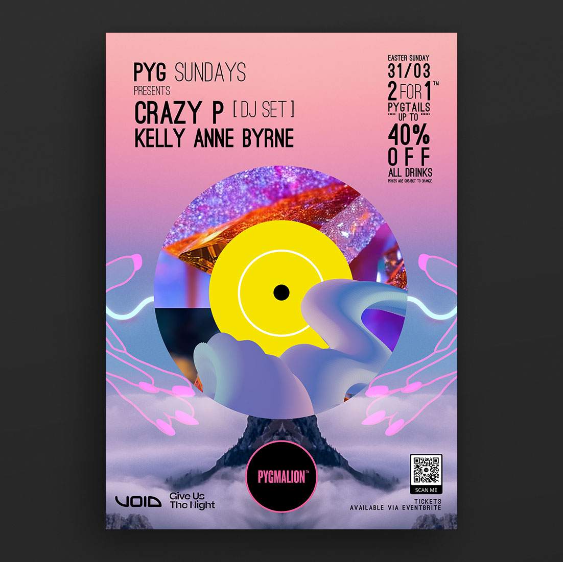 Pyg Sundays presents Crazy P & Colin Perkins at Pygmalion, Dublin