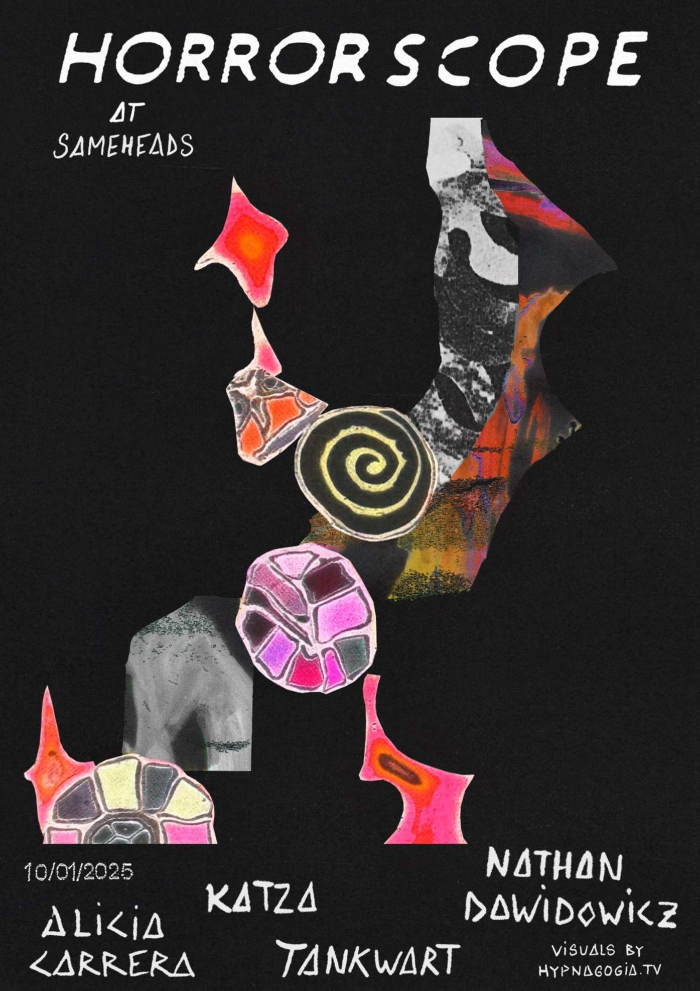 HORRORSCOPE with Nathan Dawidowicz, Katza, Tankwart, Alicia Carrera at Sameheads, Berlin