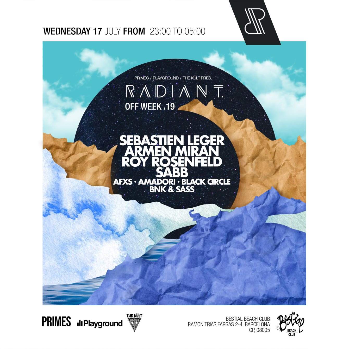 Radiant Off Week Sebastien Leger, Armen Miran, Sabb and More en Bestial ...