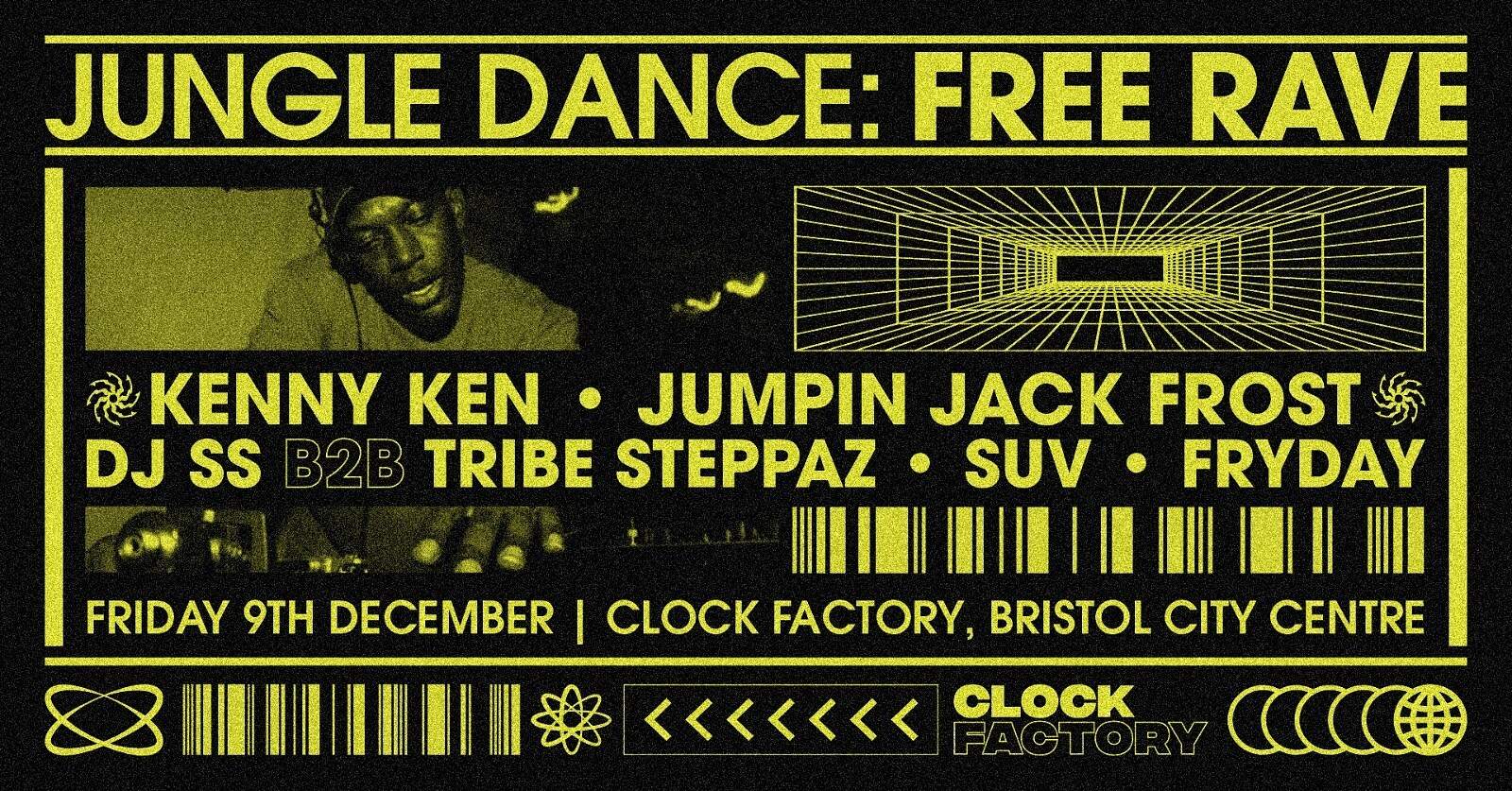 Jungle Dance: Free Rave at The Clock Factory, Bristol