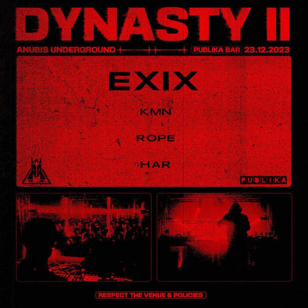 Dynasty II with Exix(3h), Kmn, Rope, Har en Publika Bar Klub, Ljubljana