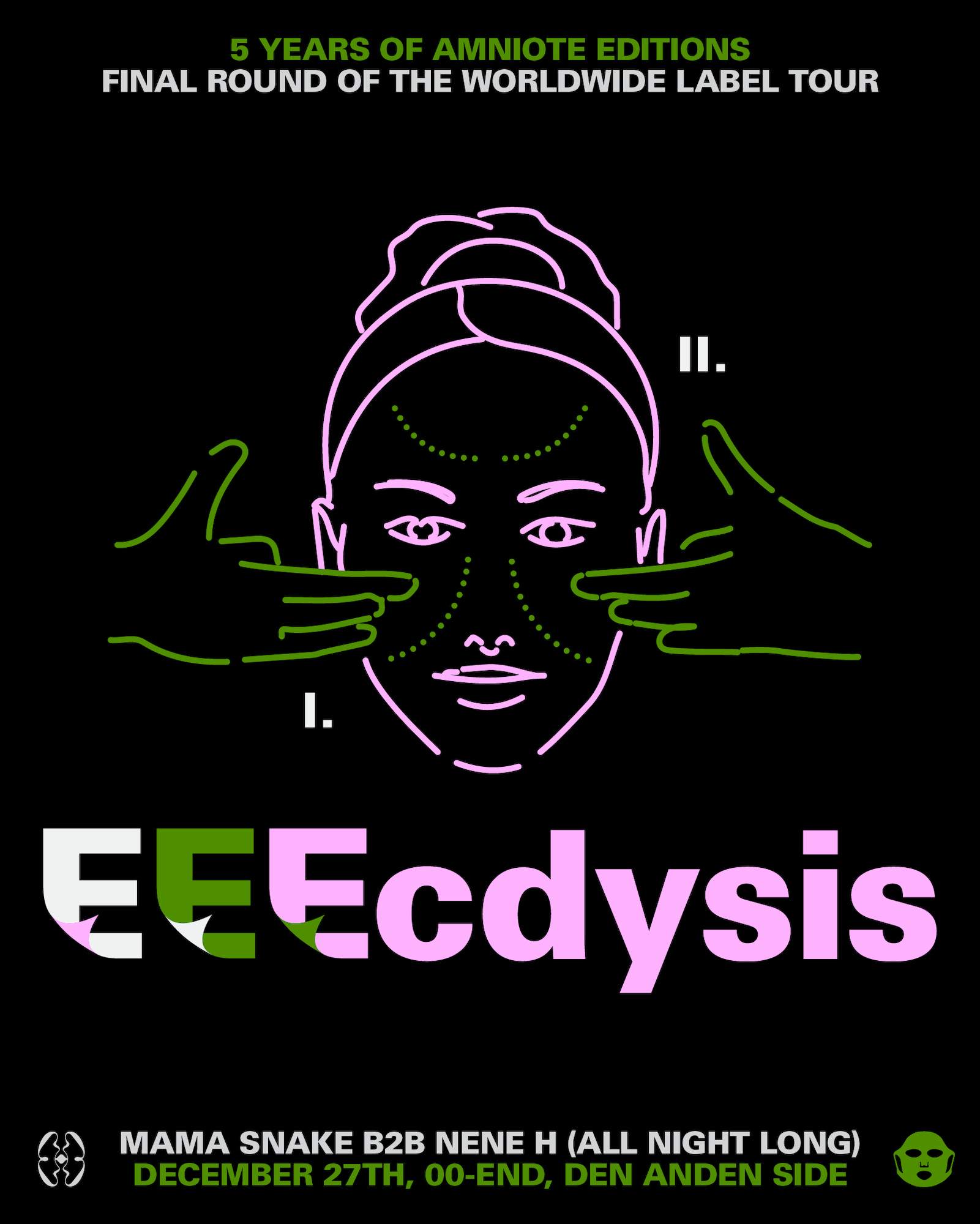 ECDYSIS / 5 years of Amniote Editions w/ Mama Snake & Nene H at Den ...