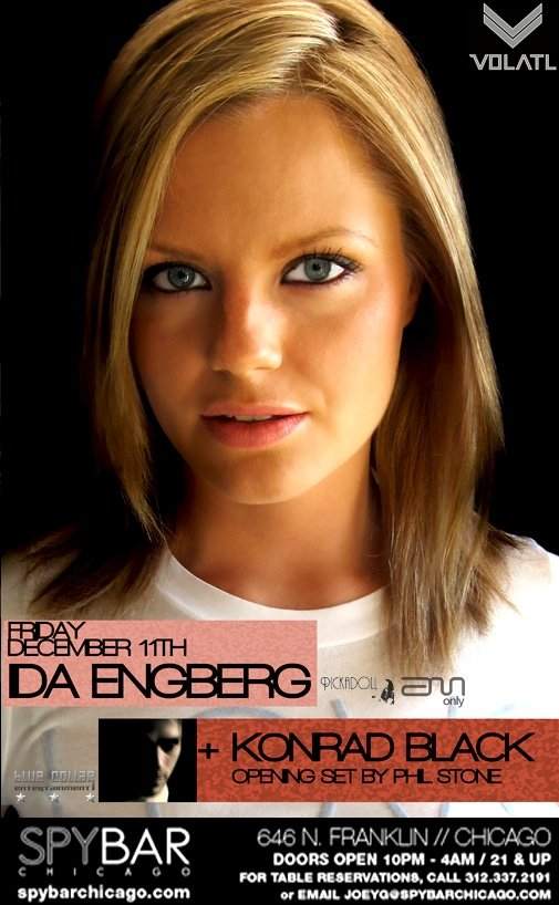 Ida Engberg and Konrad Black bei Spybar, Chicago