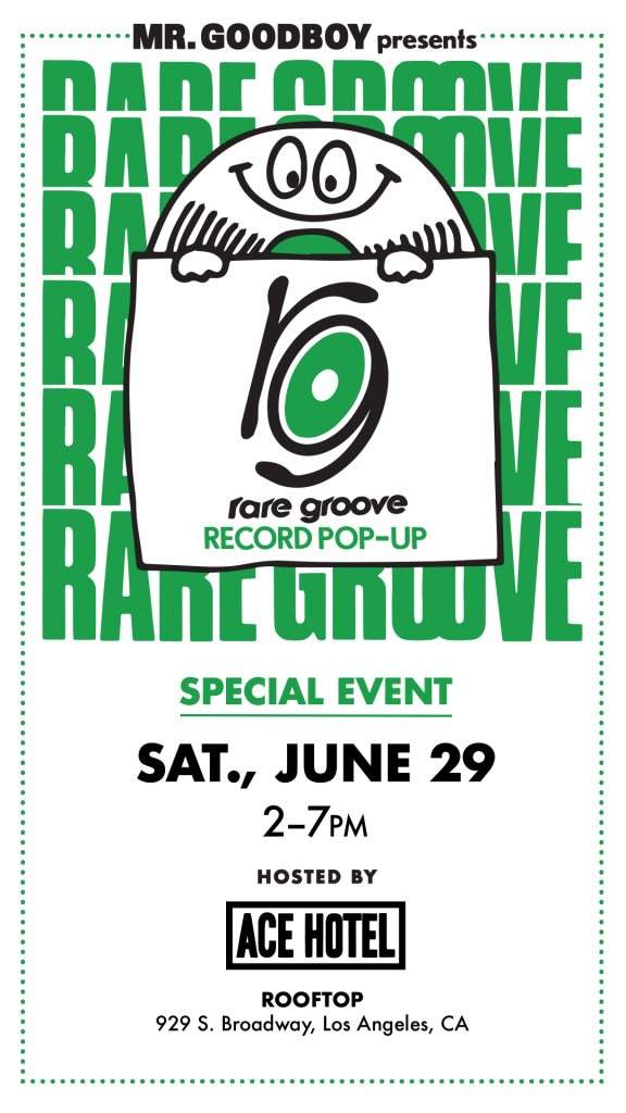 Mr. Good Boy presents: Rare Groove Japanese Vinyl Pop-Up bei Ace Hotel ...