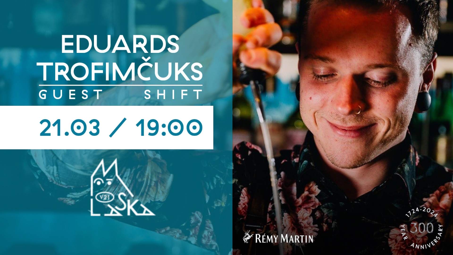 Guest Shift - Eduards Trofimčuks at Laska V21, Riga