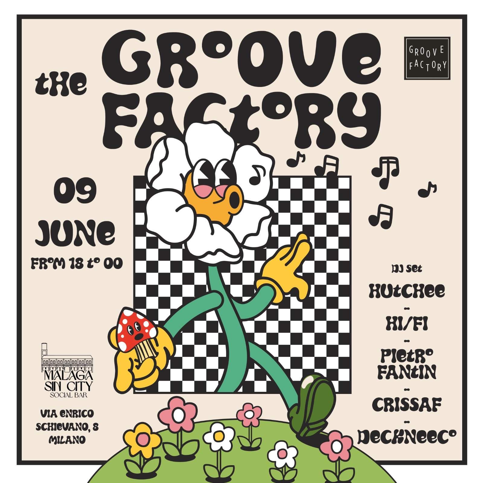 The Groove Factory @ Malaga Sin City a Malaga Sin City, Milano