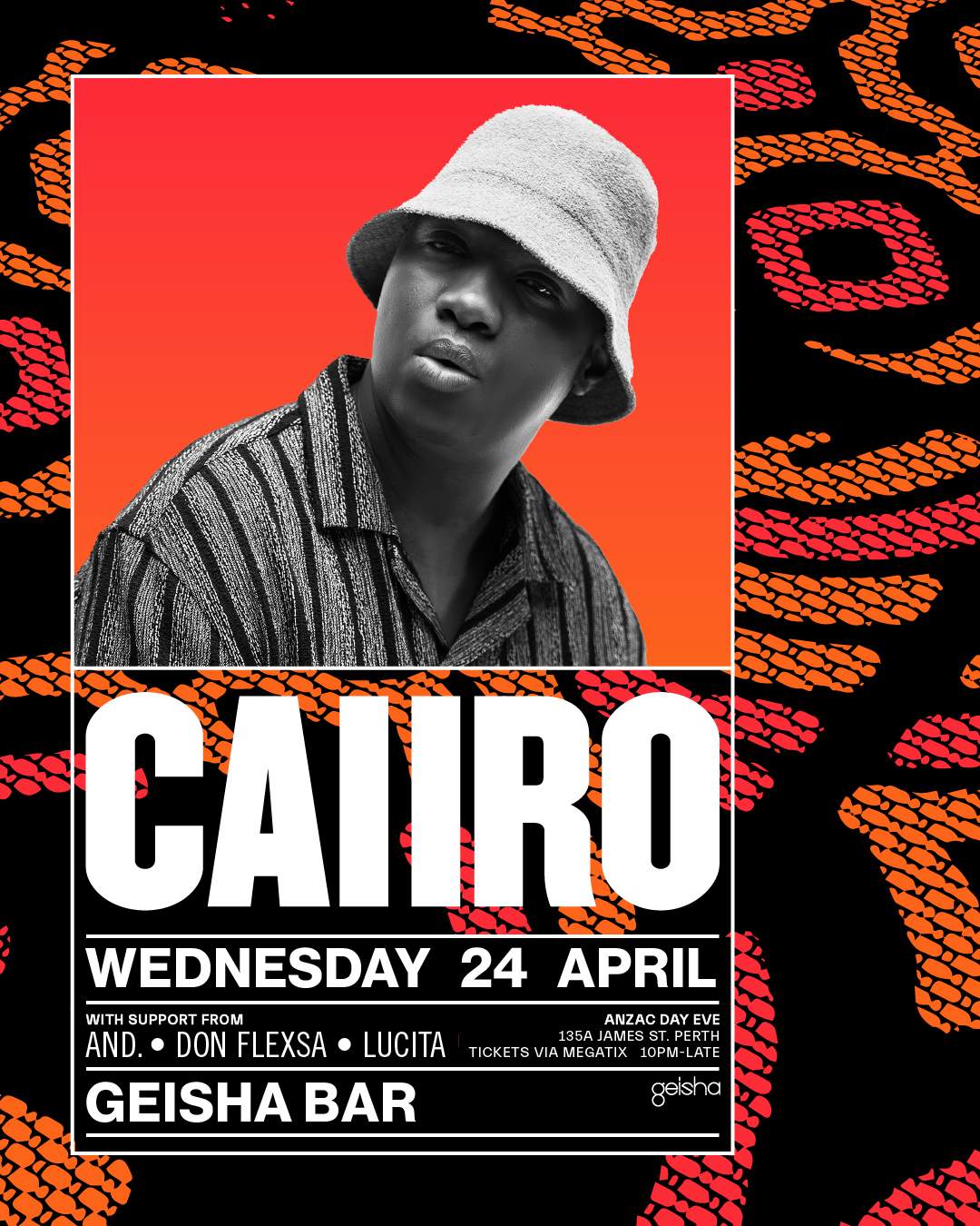 Caiiro at Geisha, Perth