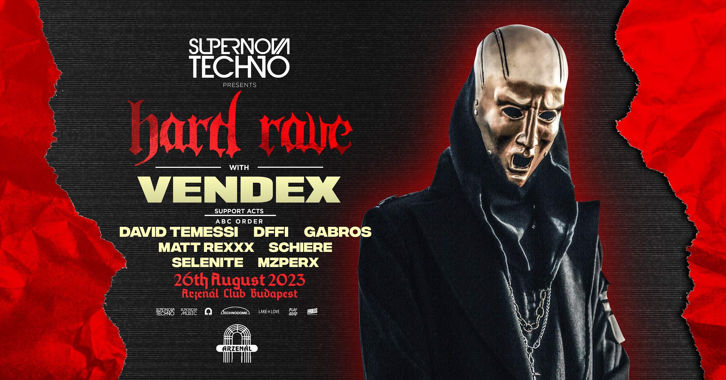hard rave with Vendex at Arzenal, Budapest