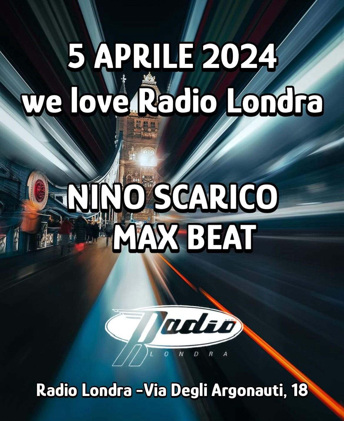 We love RADIO LONDRA a Neo Club, Roma