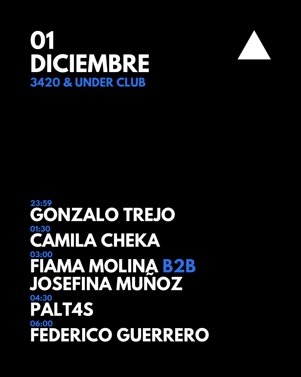DICIEMBRE Under Club at Under Club, Buenos Aires