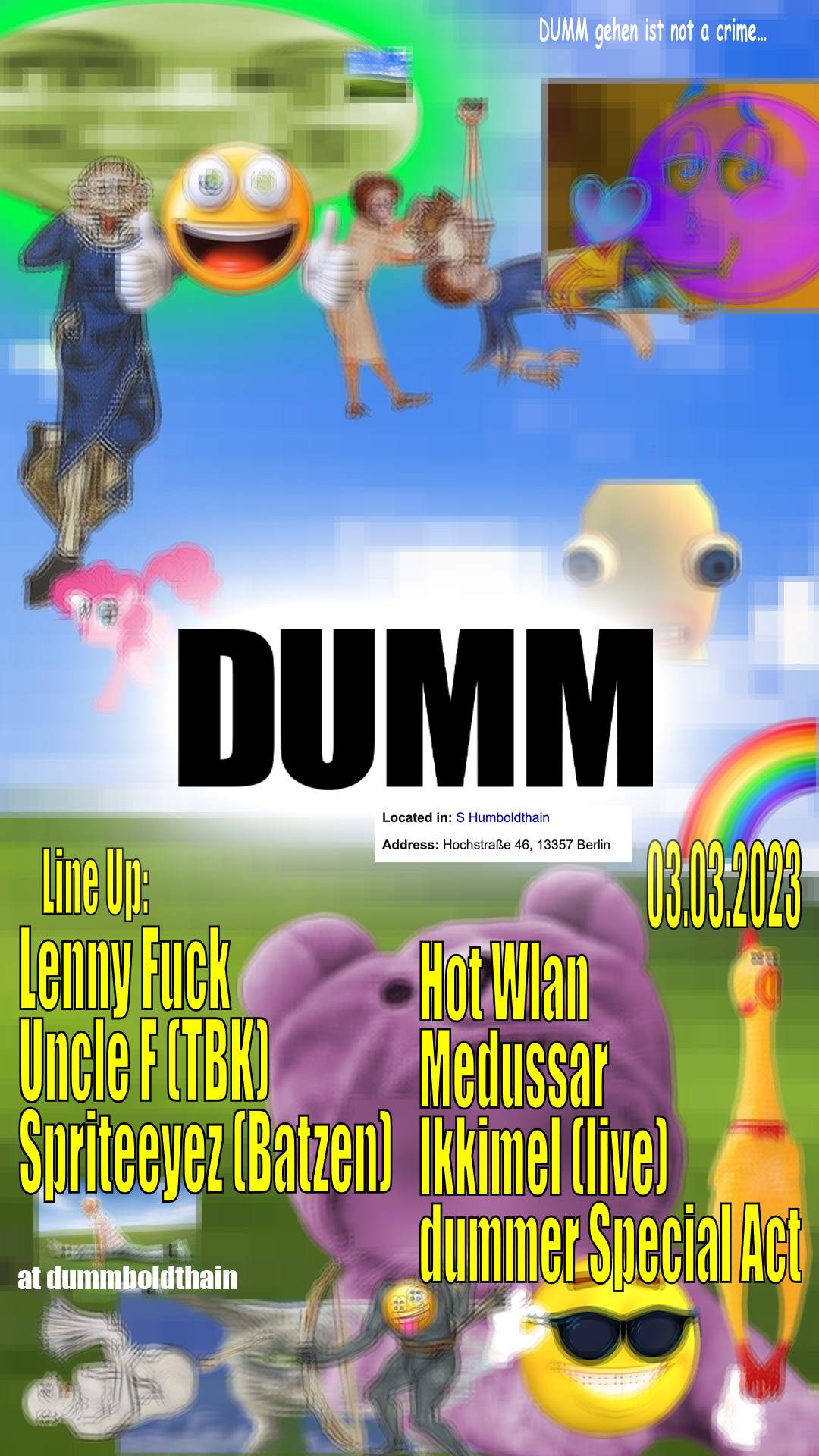 DUMM at Humboldthain Club, Berlin