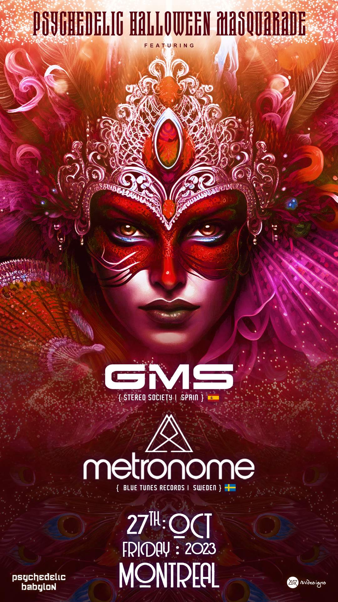 Psychedelic Halloween Masquerade with G.M.S (Spain) & METRONOME (Sweden ...
