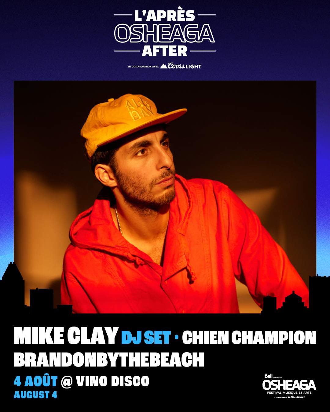 Official Osheaga Afterparty: Mike Clay & friends at Vino Disco, Montreal