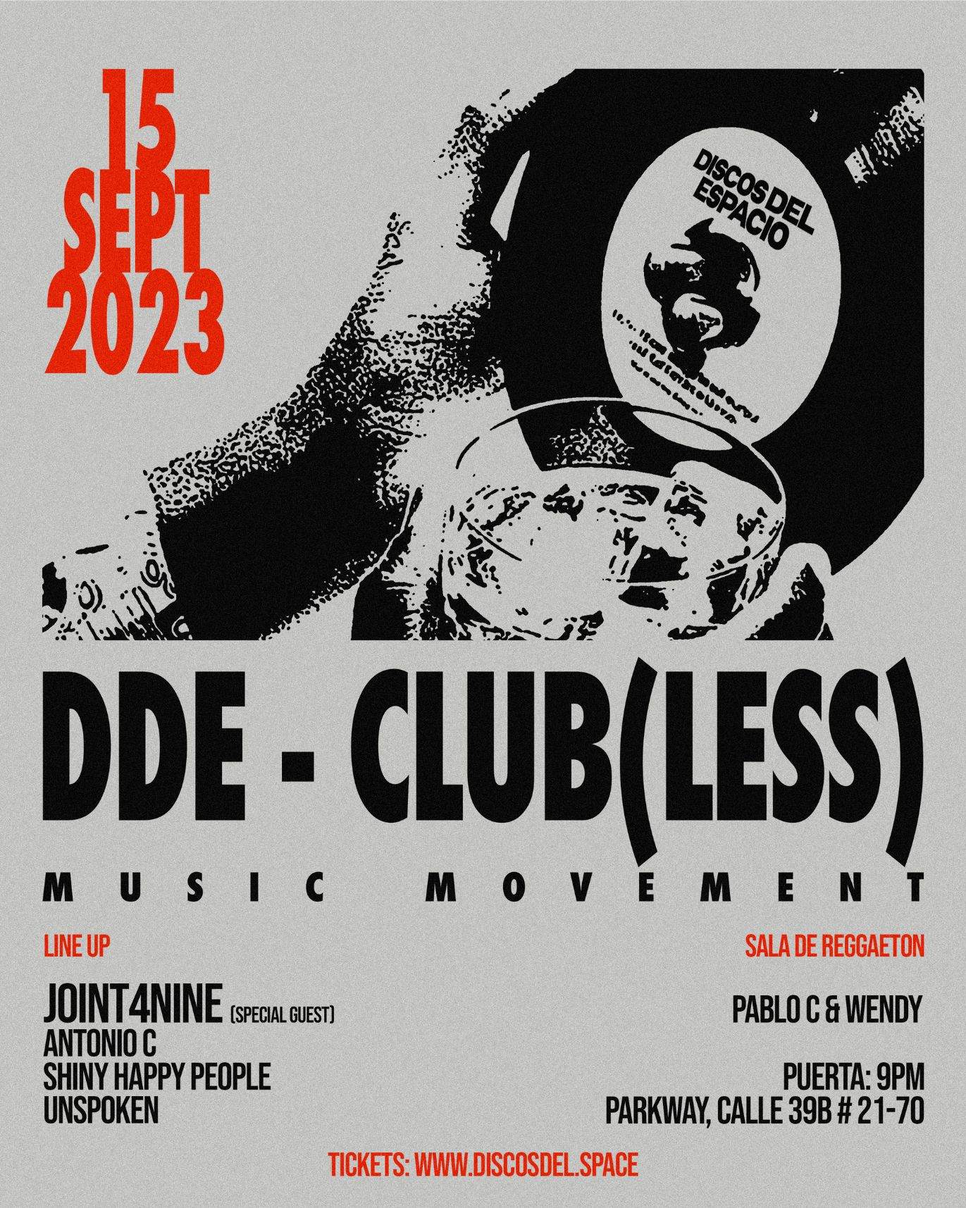 DDE Club(less) Music Movement a TBA - Parkway, Calle 39B # 21-70, Bogotá