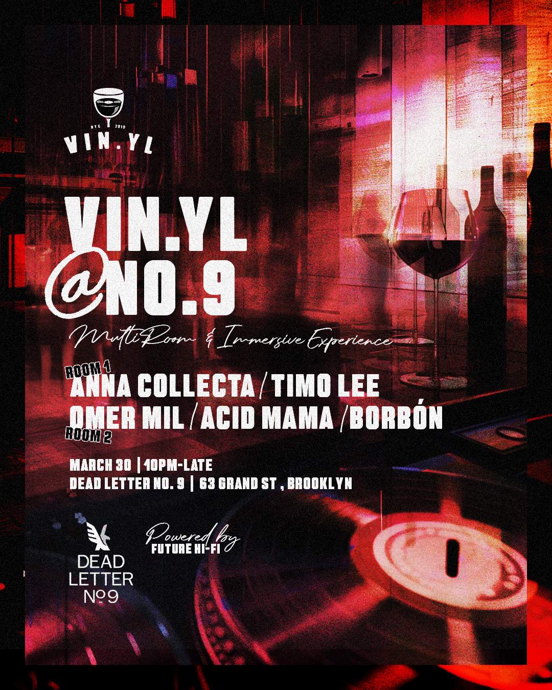 Vin.yl at No. 9 at Cargo @ Dead Letter No. 9, New York City