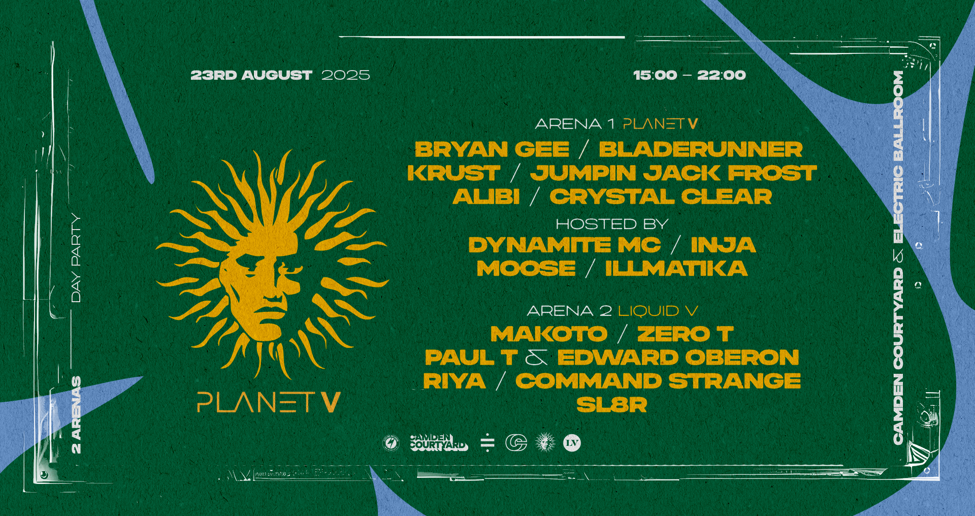 Planet V - London Day Party with Bladerunner, Bryan G, Krust & More at ...